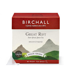 Birchall Tea Great Rift Breakfast Blend Prism Tea Bags (RFA) x 80 ...