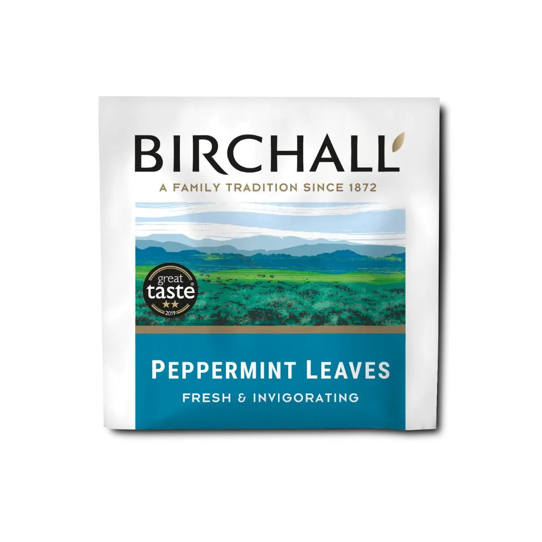 Birchall Tea Peppermint Enveloped Prism Tea Bags x 200 – Greenworks Coffee