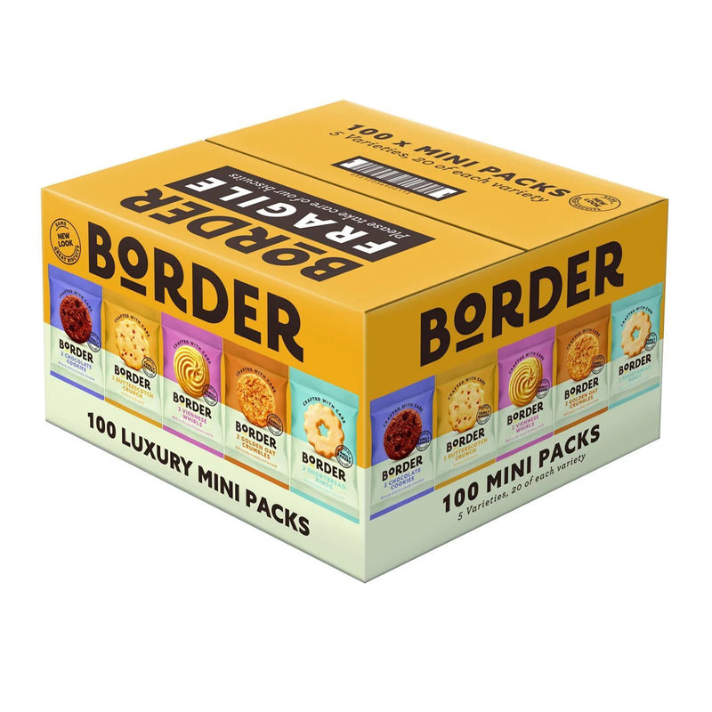 Border Mini Pack Assorted Biscuits (2 Pack x 100) – Greenworks Coffee